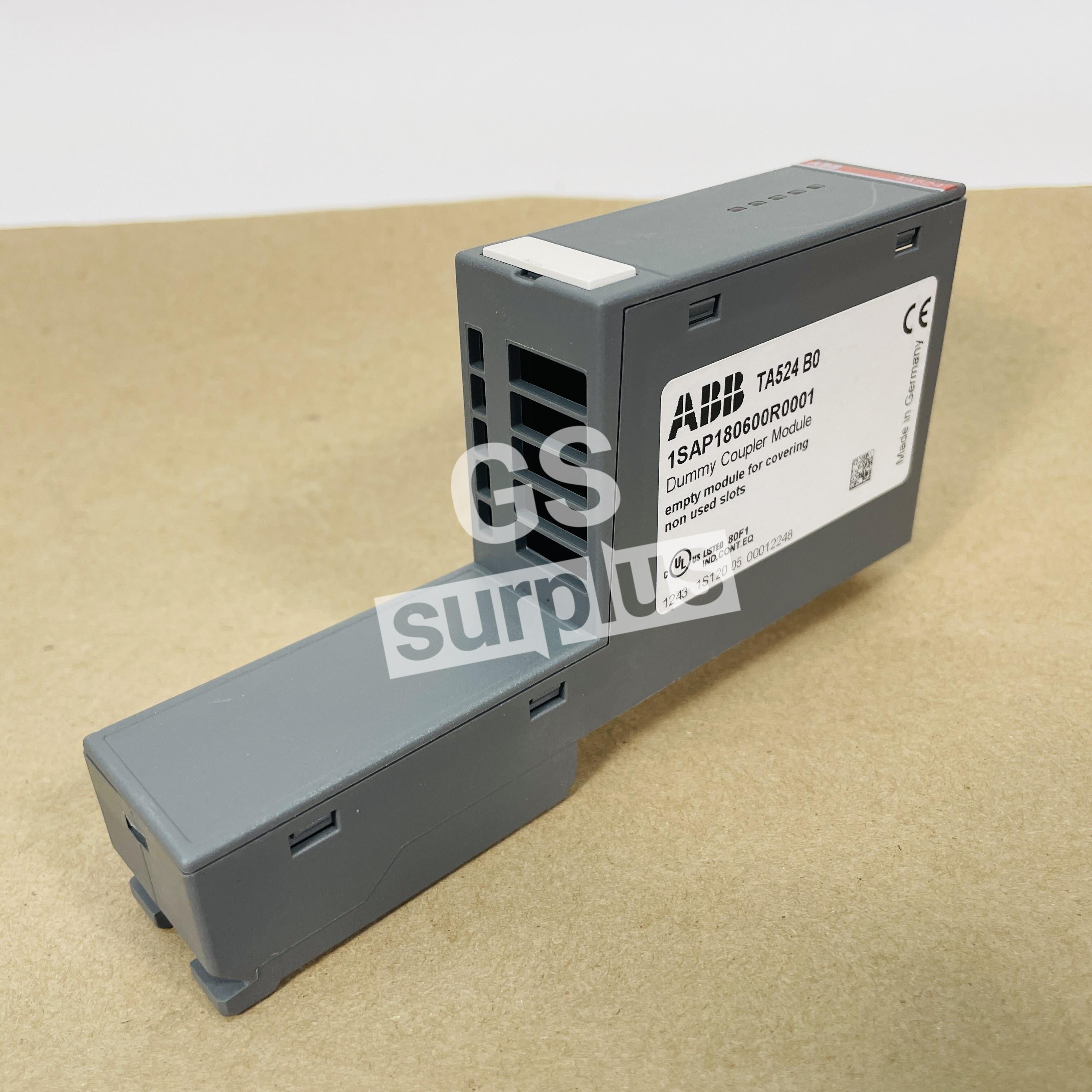 ABB 1SAP180600R0001 / TA524 Dummy Coupler Module – GSSurplus Inc.