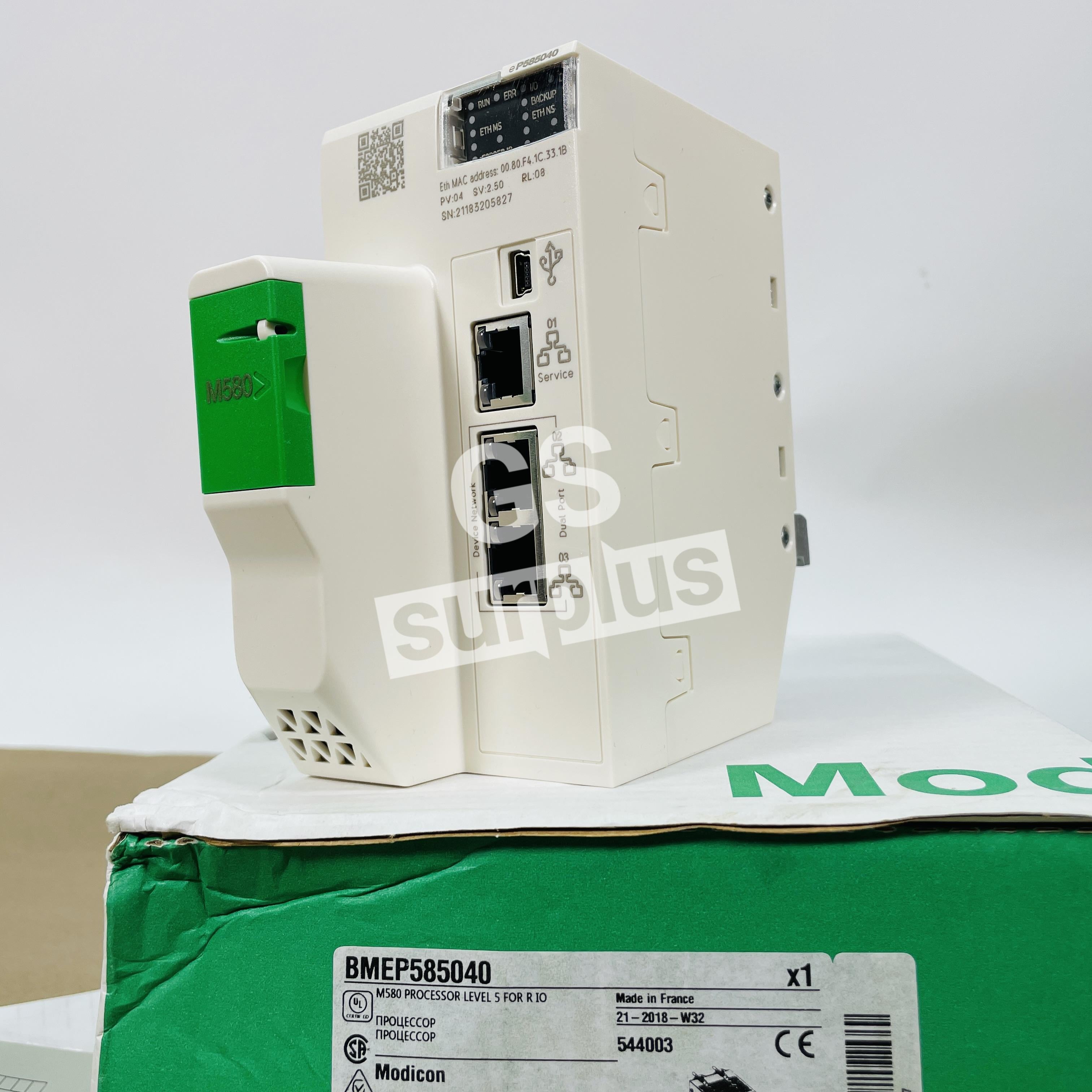 SCHNEIDER ELECTRIC BMEP585040 Modicon M580 Processor – GSSurplus Inc.