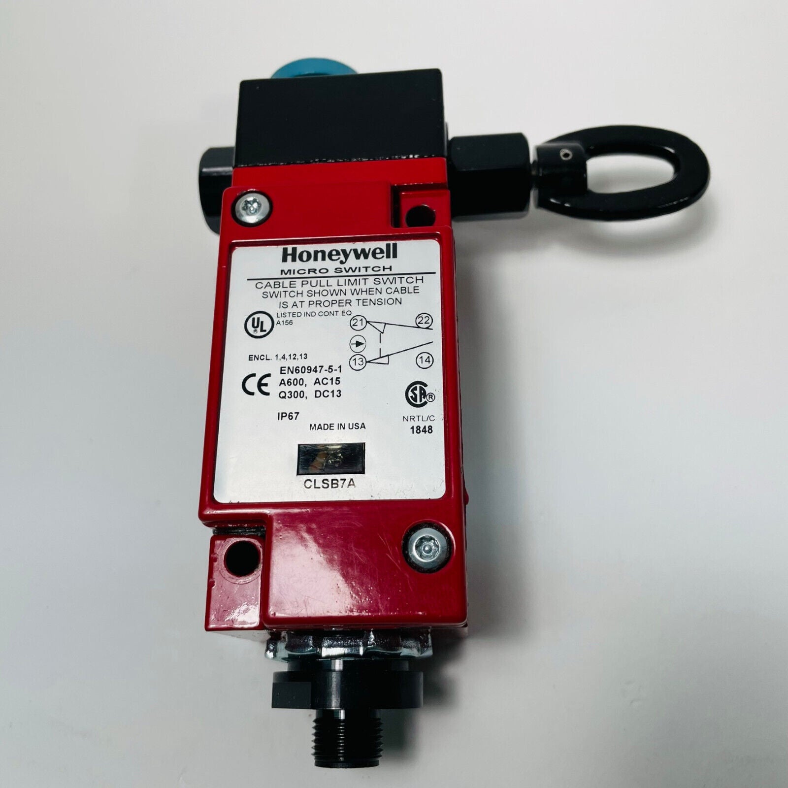 HONEYWELL CLSB7A MICROSWITCH CABLE PULL LIMIT SWITCH – GSSurplus Inc.