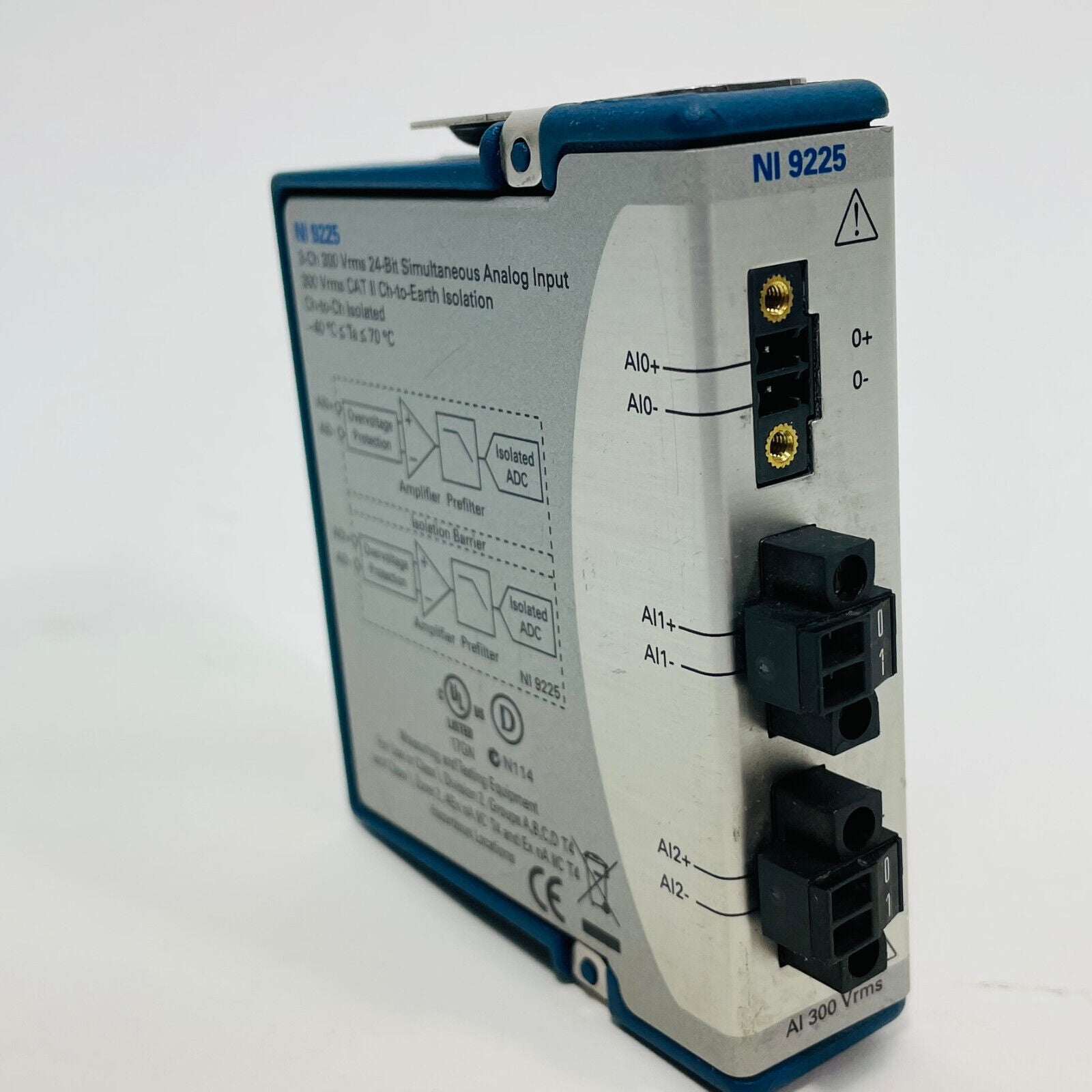 National Instruments NI-9225 cDAQ High Voltage Analog Input Module ...