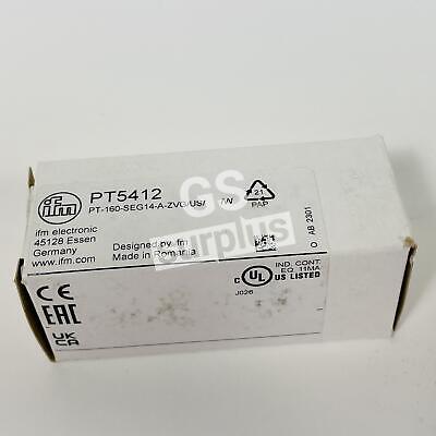 IFM PT-160-SEG14-A-ZVG/US/ / PT5412 PRESSURE SENSOR – GSSurplus Inc.