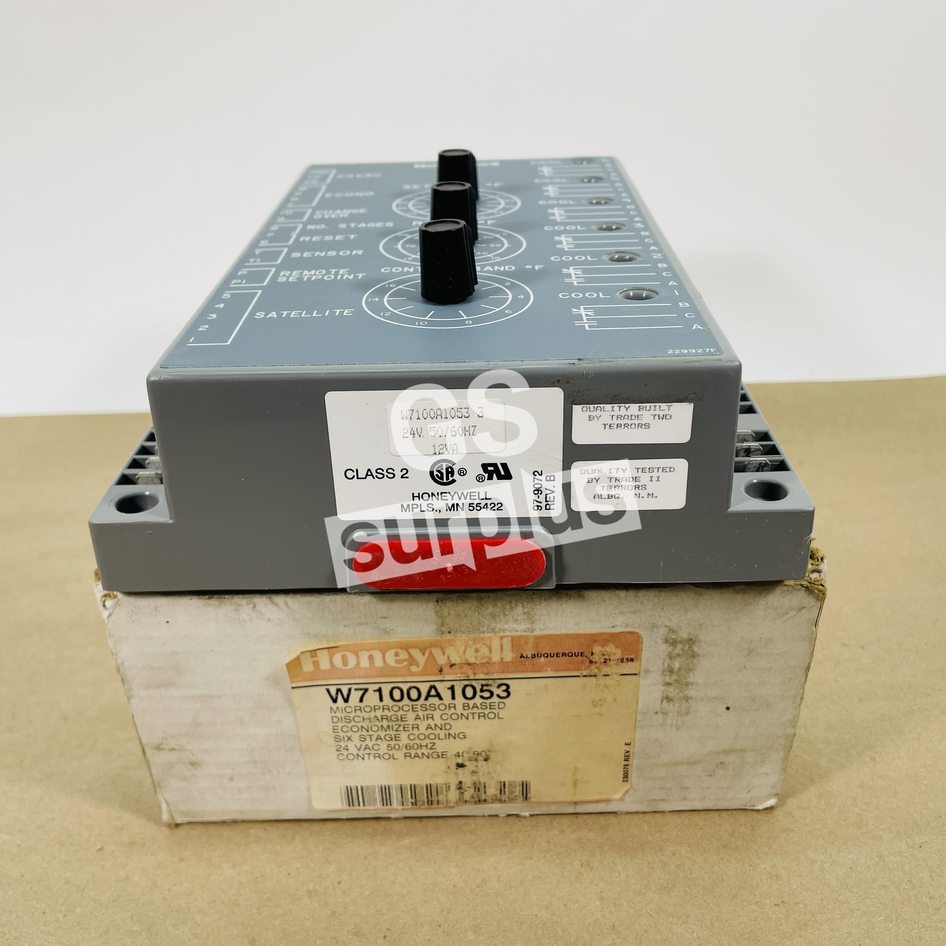 HONEYWELL W7100A1053 – GSSurplus Inc.