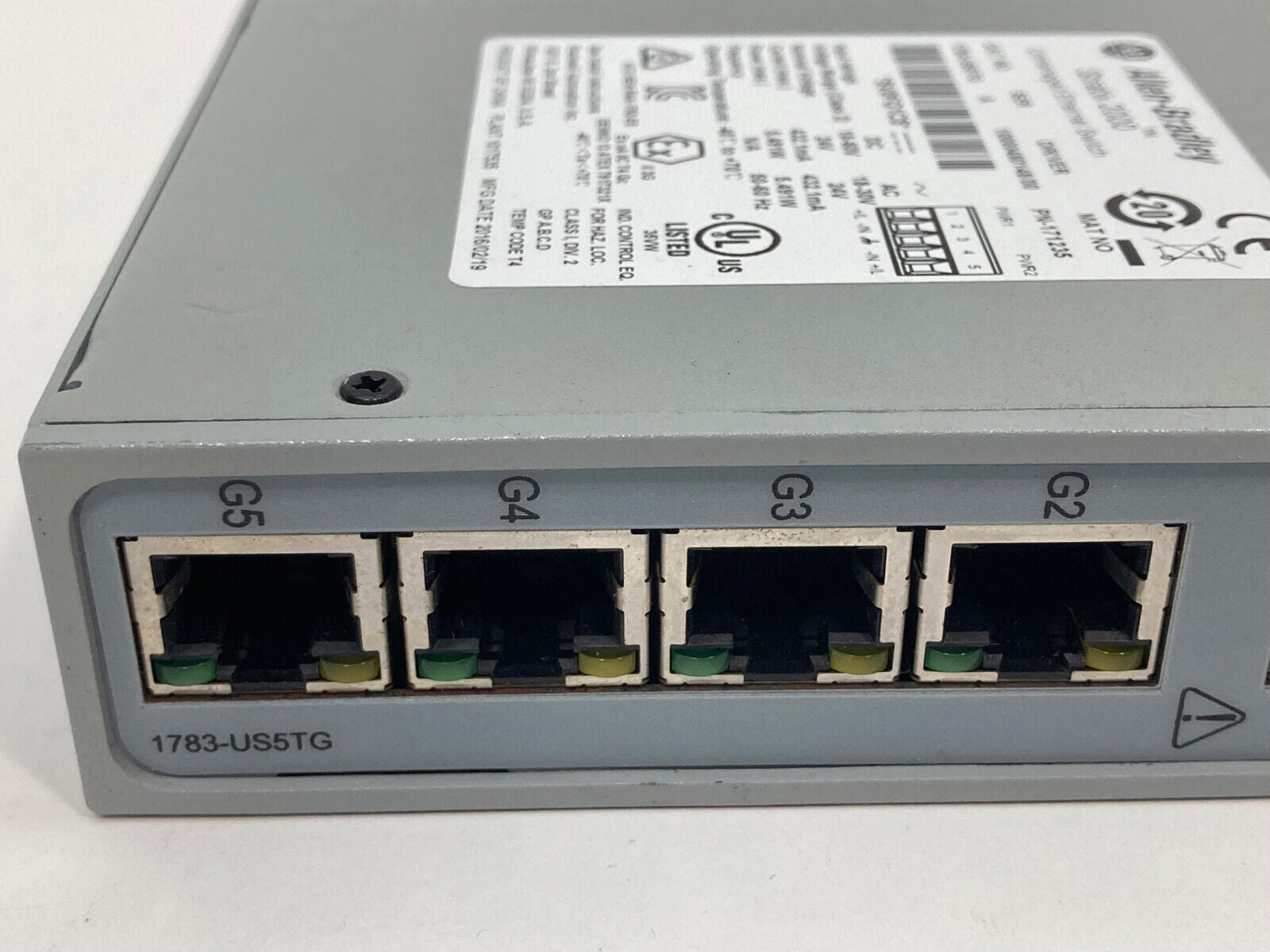 1783-US5TG ALLEN BRADLEY Stratix 2000 Unmanaged Ethernet Switch – GSSurplus